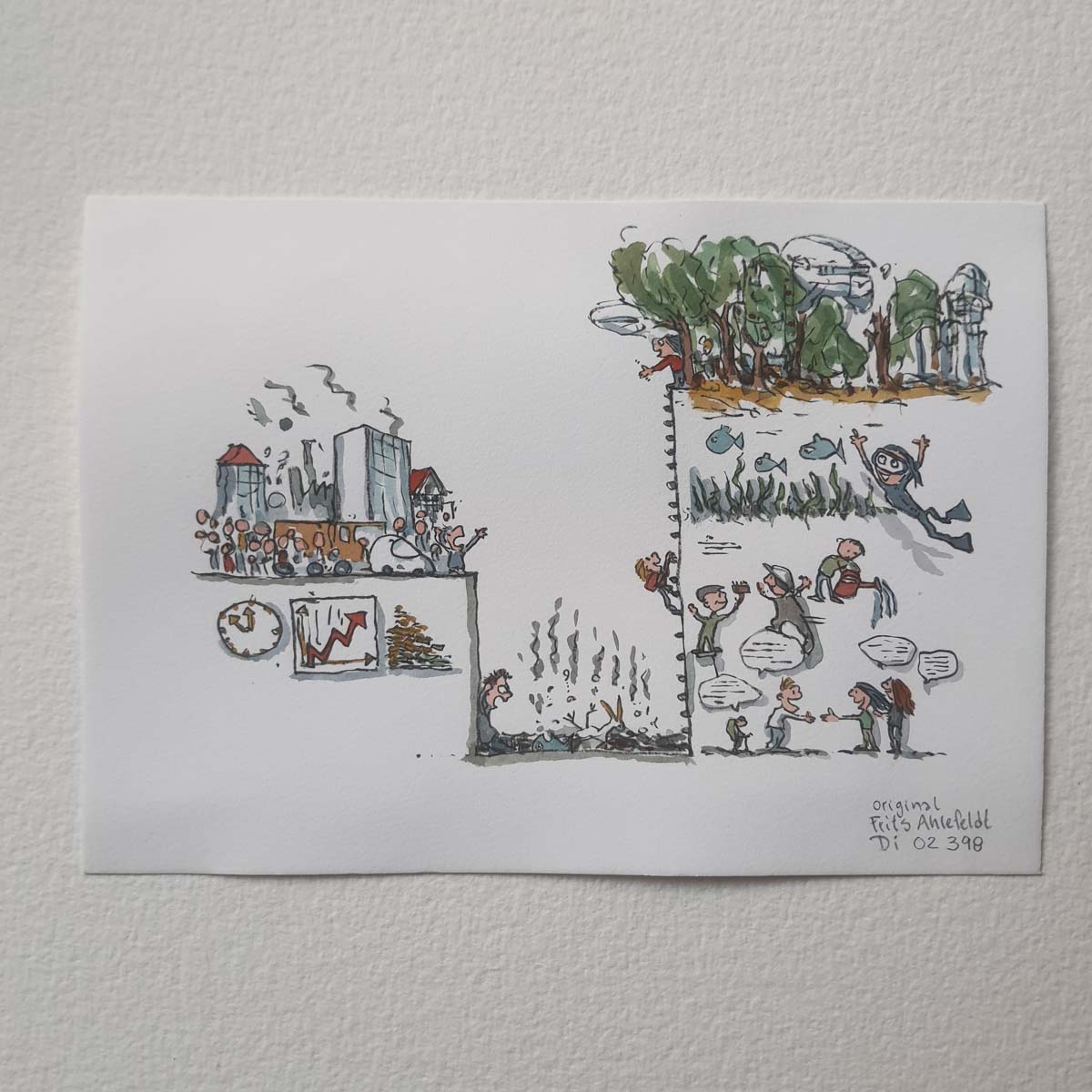 Original Di02398 Sustainability change stages – Frits Ahlefeldt Art